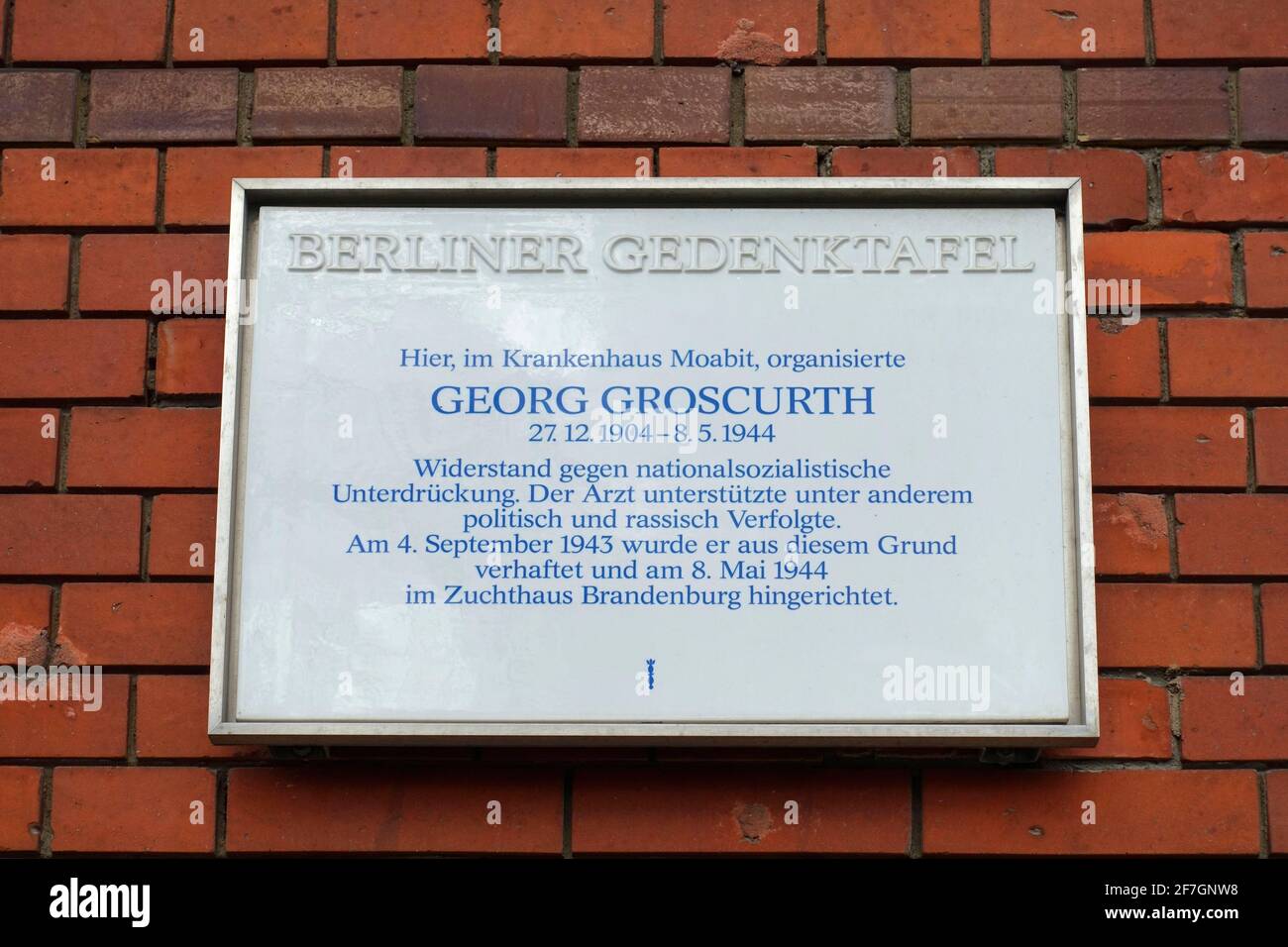 Georg Groscurth, German doctor and member of the resistance to Nazism ...