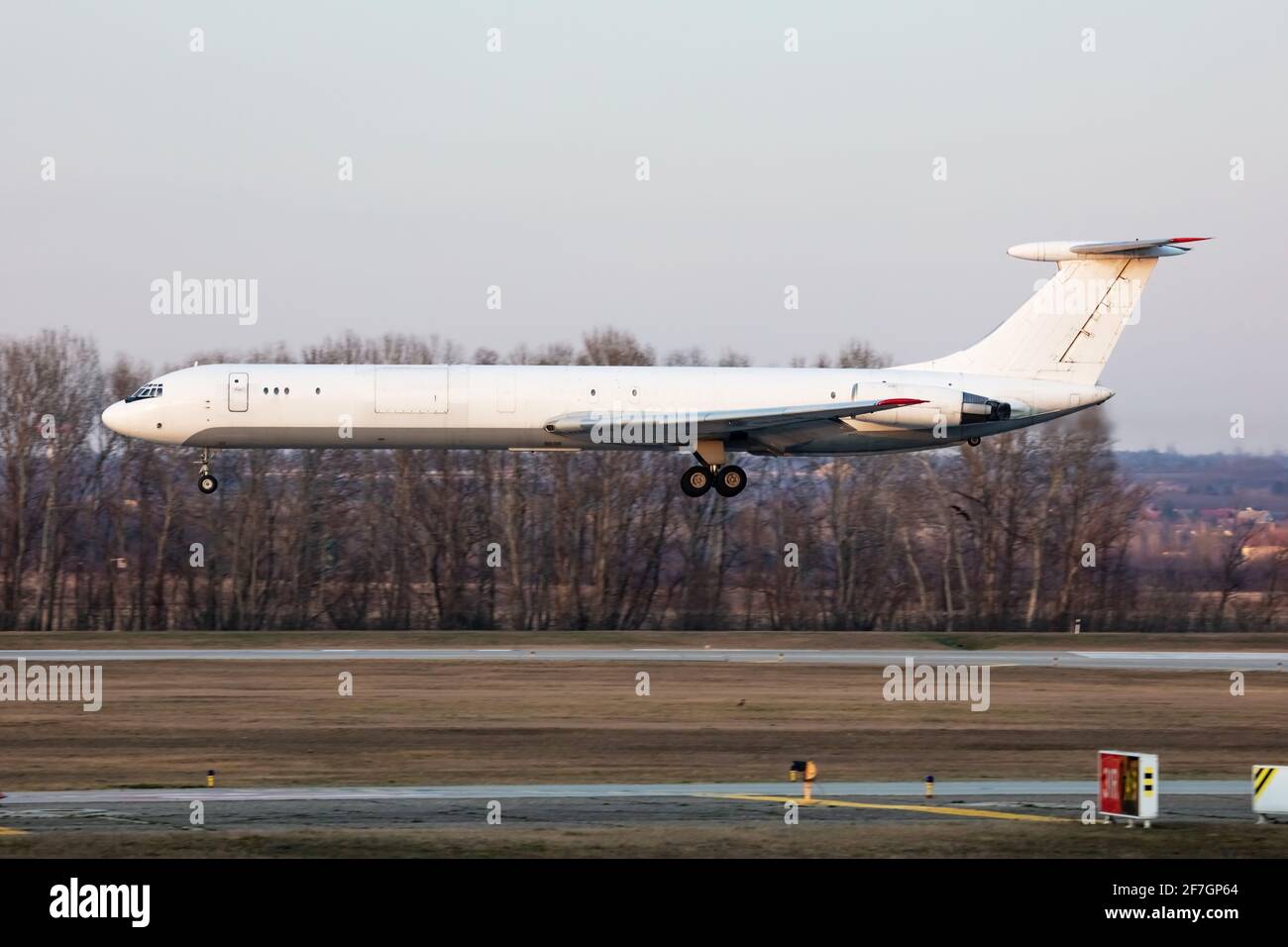 Untitled airplane. Cargo plane. Aircraft without title at airport ...