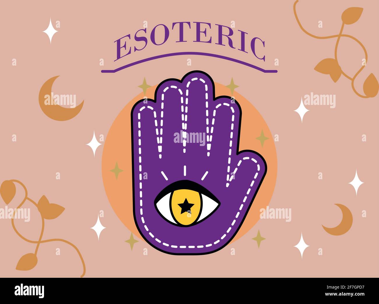 Esoteric and magic eye hand Stock Vector Image & Art - Alamy