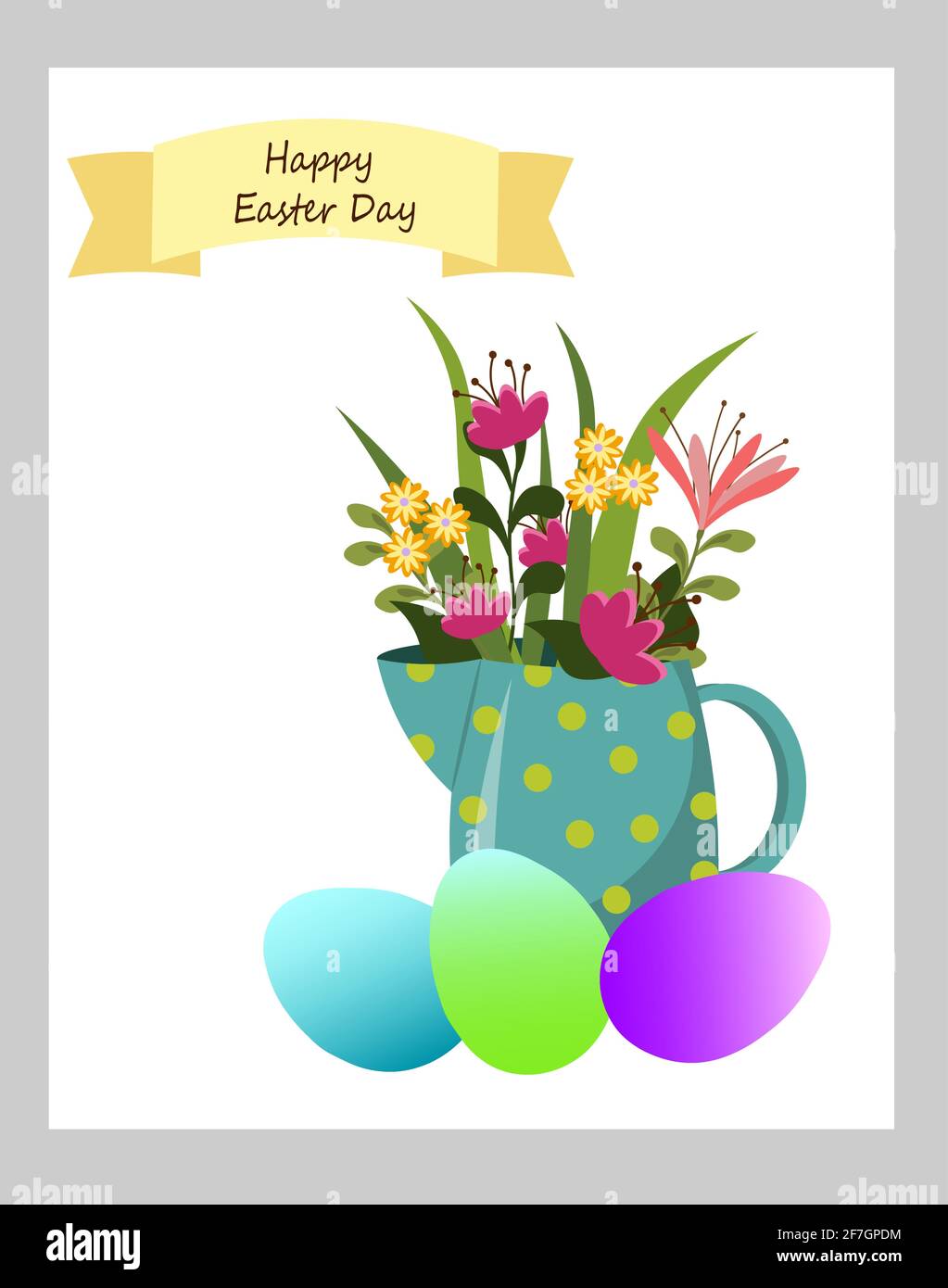 Flowers bouquet jug Stock Vector Images - Alamy