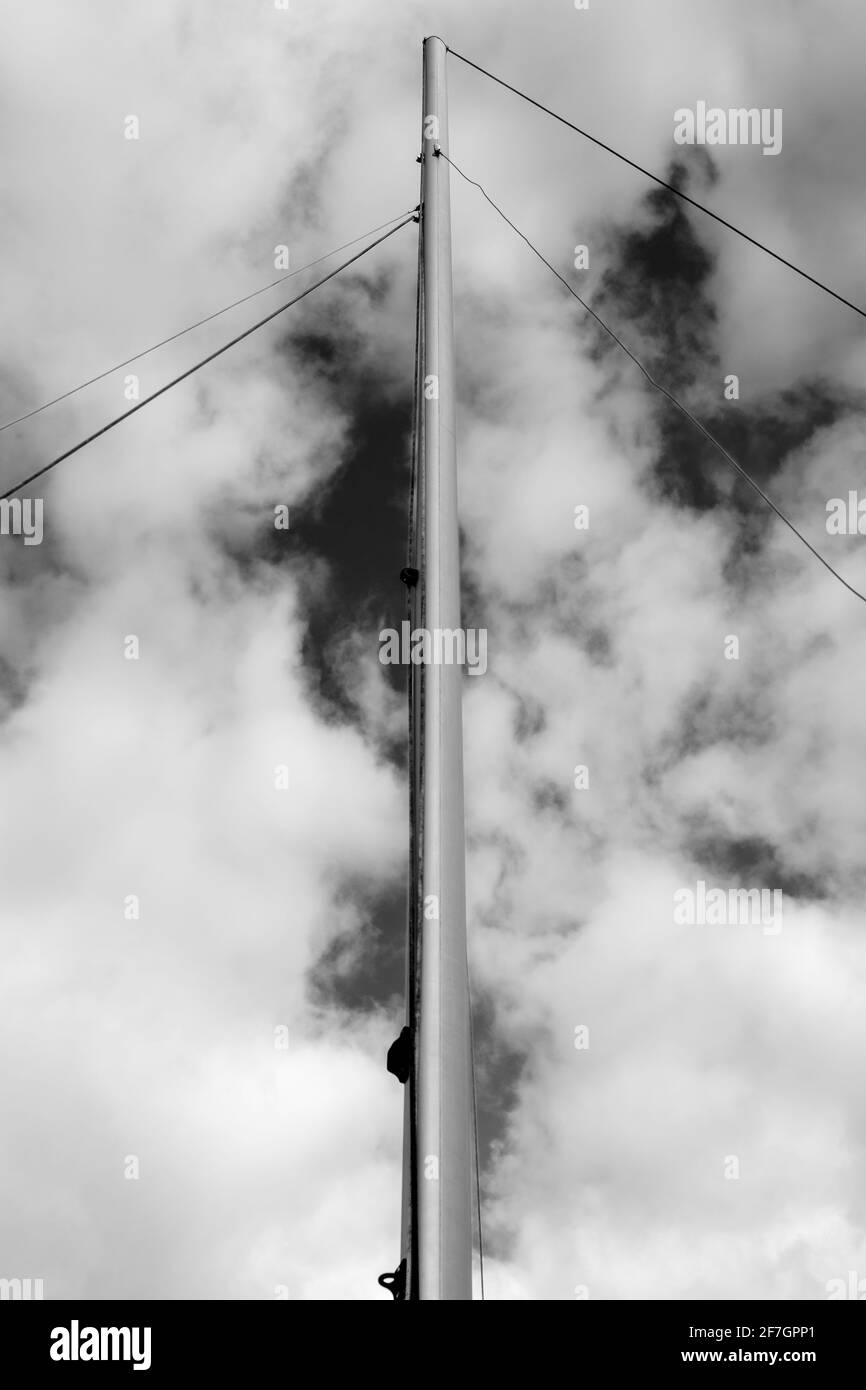 Against wind power Black and White Stock Photos & Images - Alamy