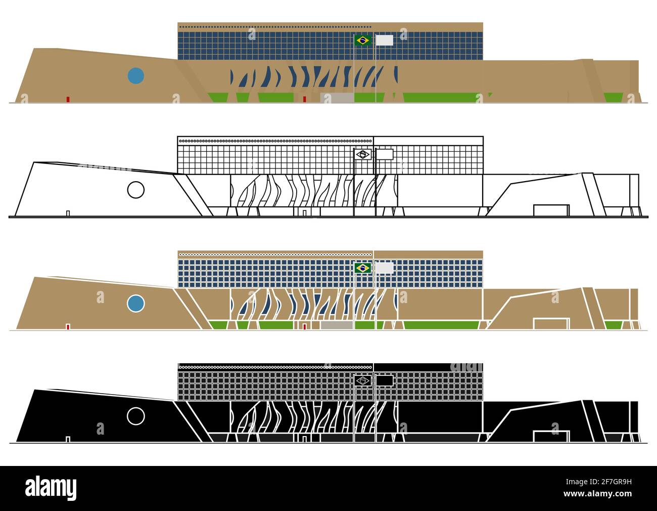 Law justice building in Stock Vector Images - Alamy