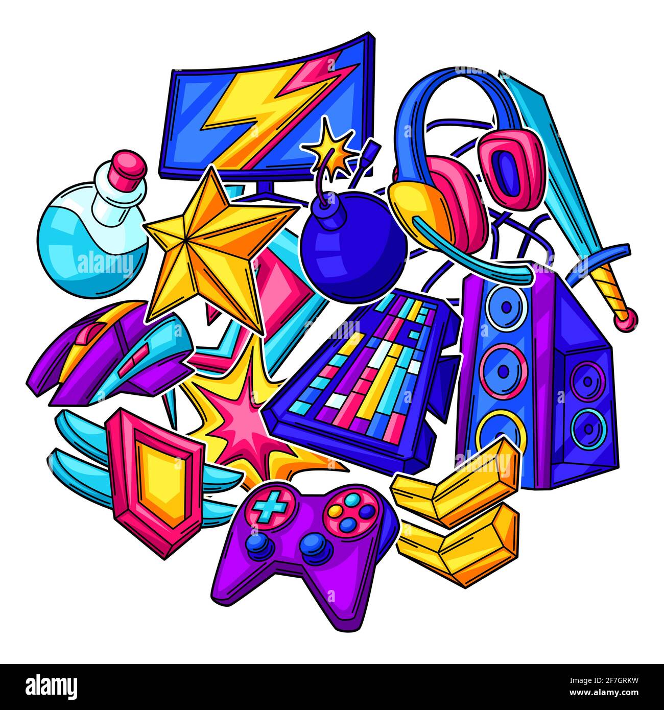 Lightning games Cut Out Stock Images & Pictures - Alamy