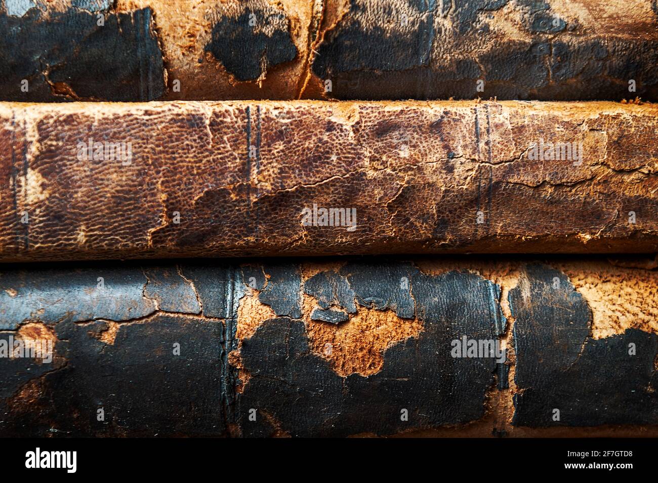 Stack of old books on a library shelf. Vintage books Stock Photo - Alamy