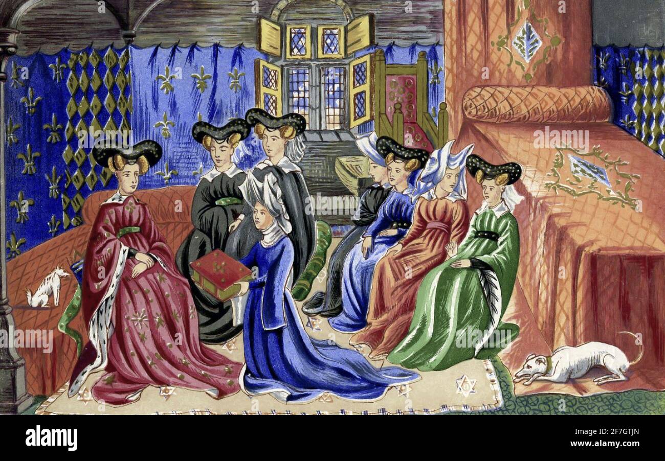 Christine de pisan pizan presenting hi-res stock photography and images ...