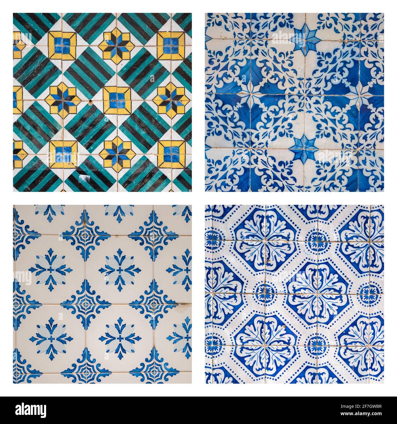 Portugal portuguese tile blue Cut Out Stock Images & Pictures - Alamy