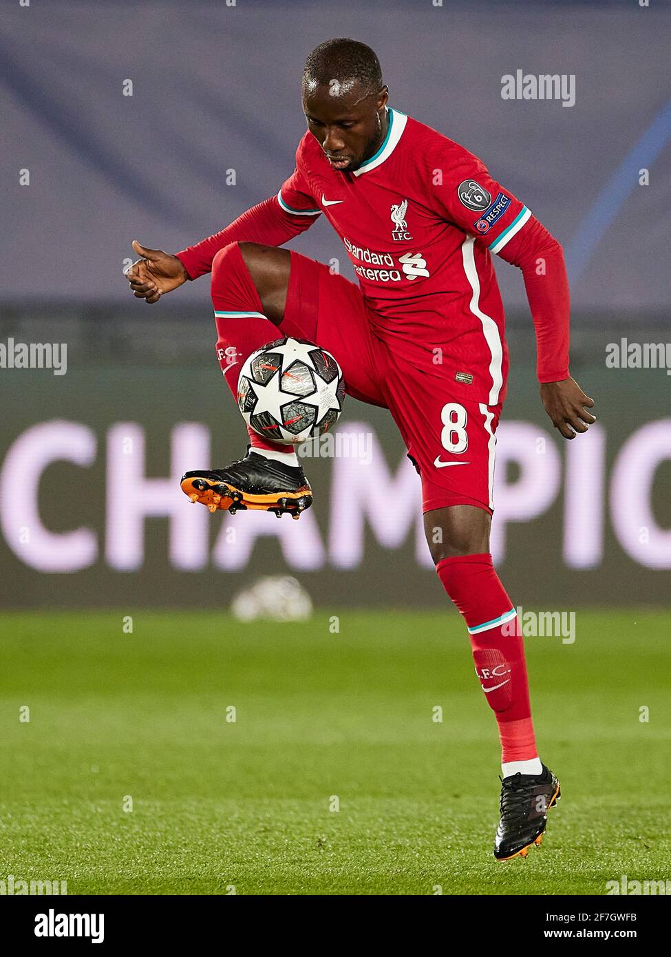 Naby Keita of Liverpool FC during the Champions League match, 1/4 ...