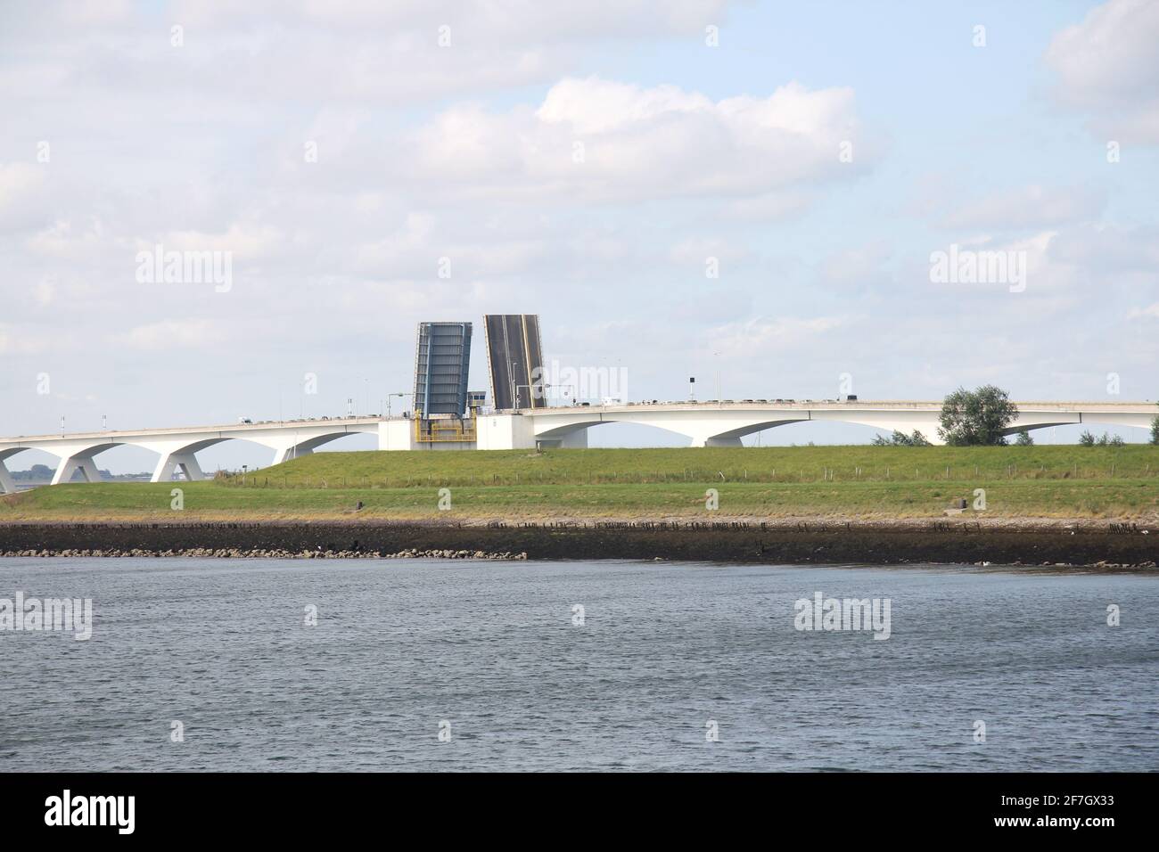 The Zeeland Bridge is the longest bridge in the Netherlands Stock Photo ...
