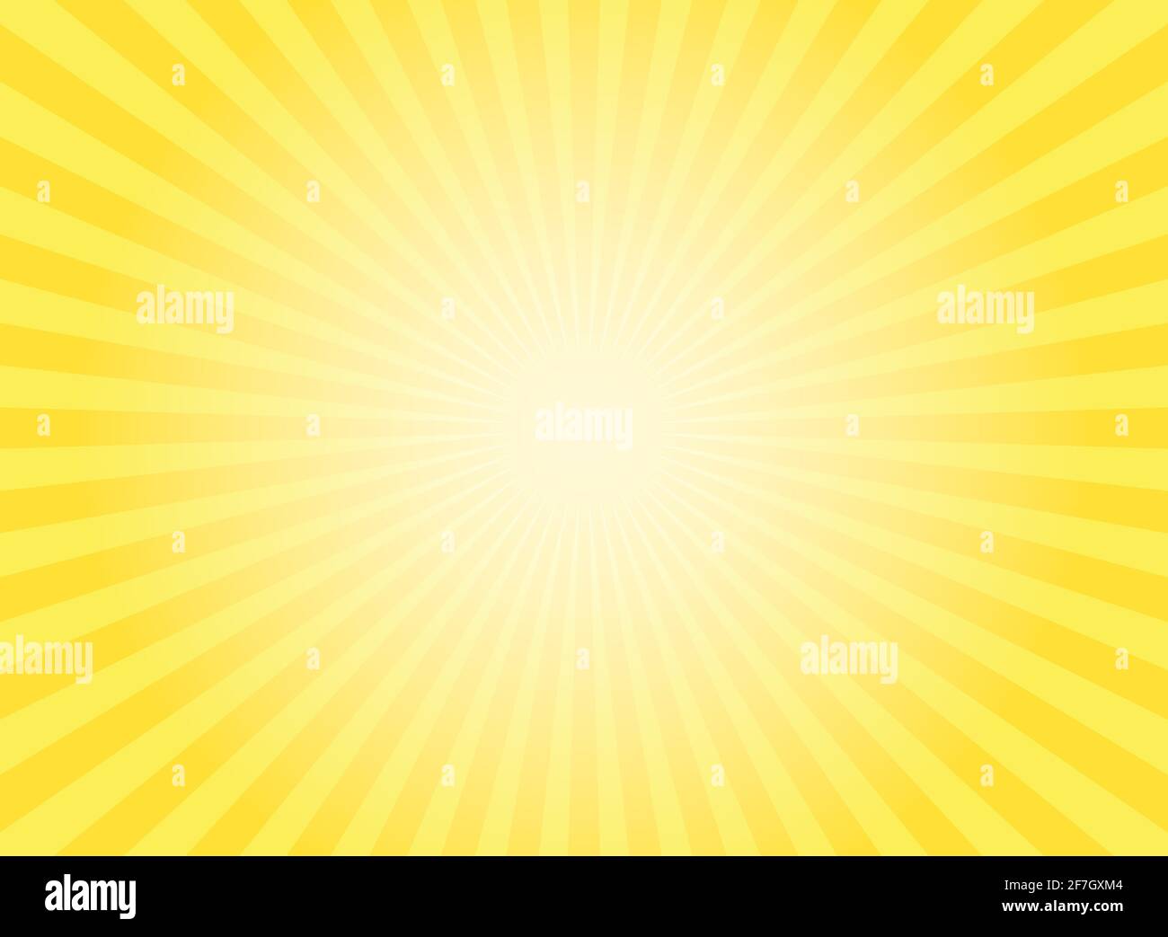 Yellow Sun Rays Background