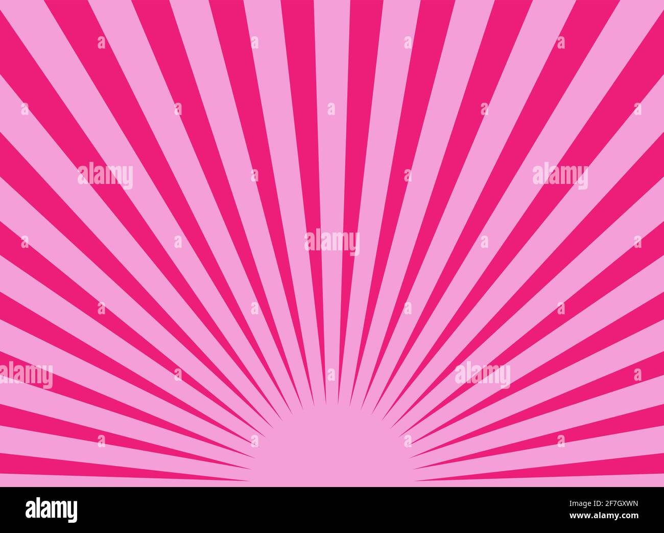 Sunlight glow horizontal background. Pink color burst background ...