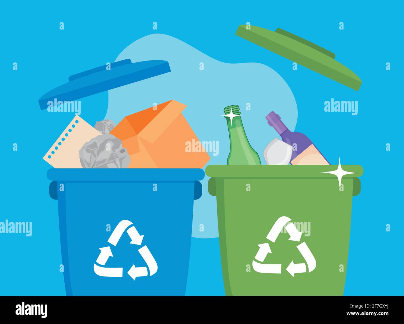 Trashes Stock Vector Images - Alamy