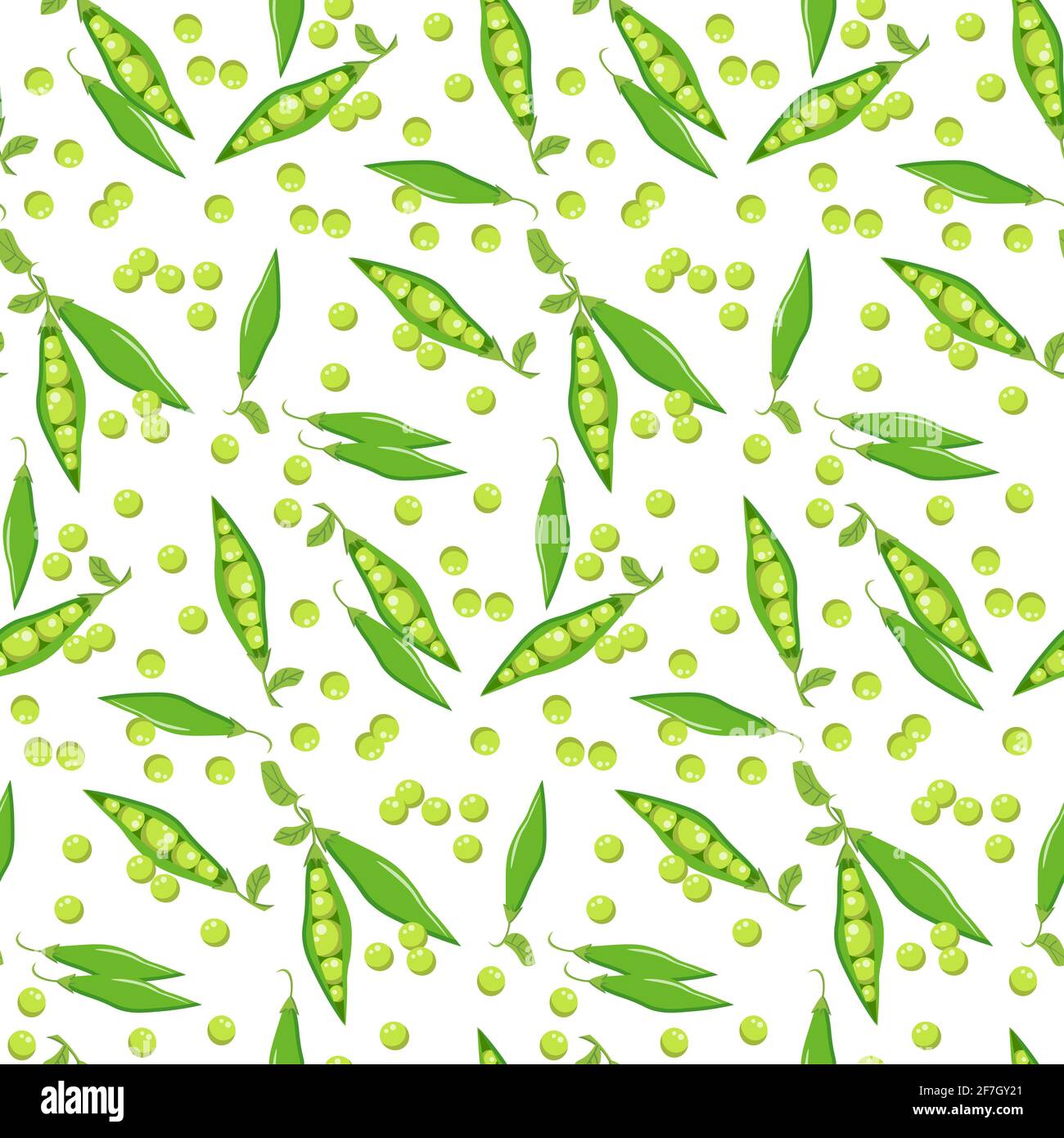 Pattern with green peas. Vector illustration Stock Vector Image & Art ...