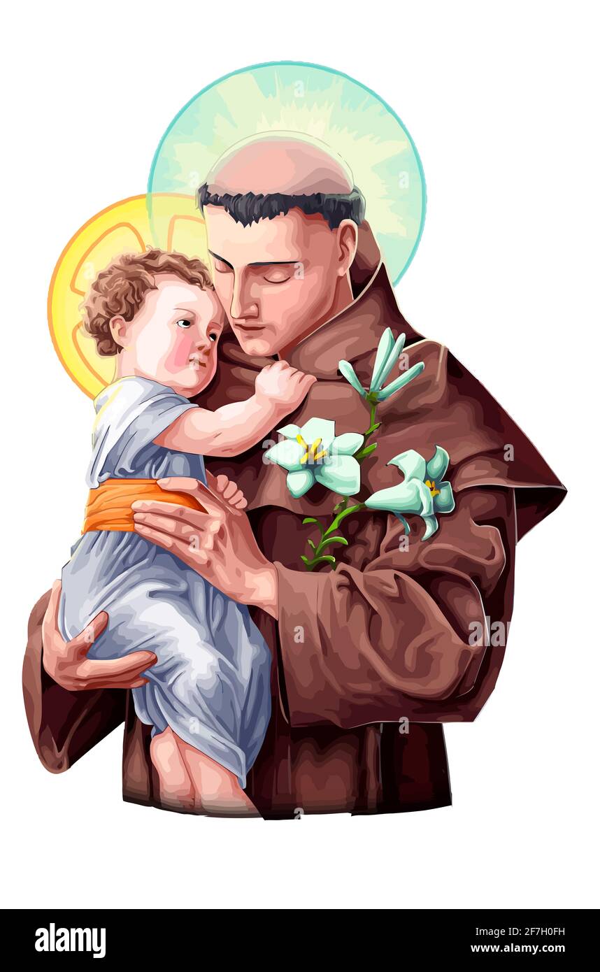 St anthony of padua Cut Out Stock Images & Pictures - Alamy