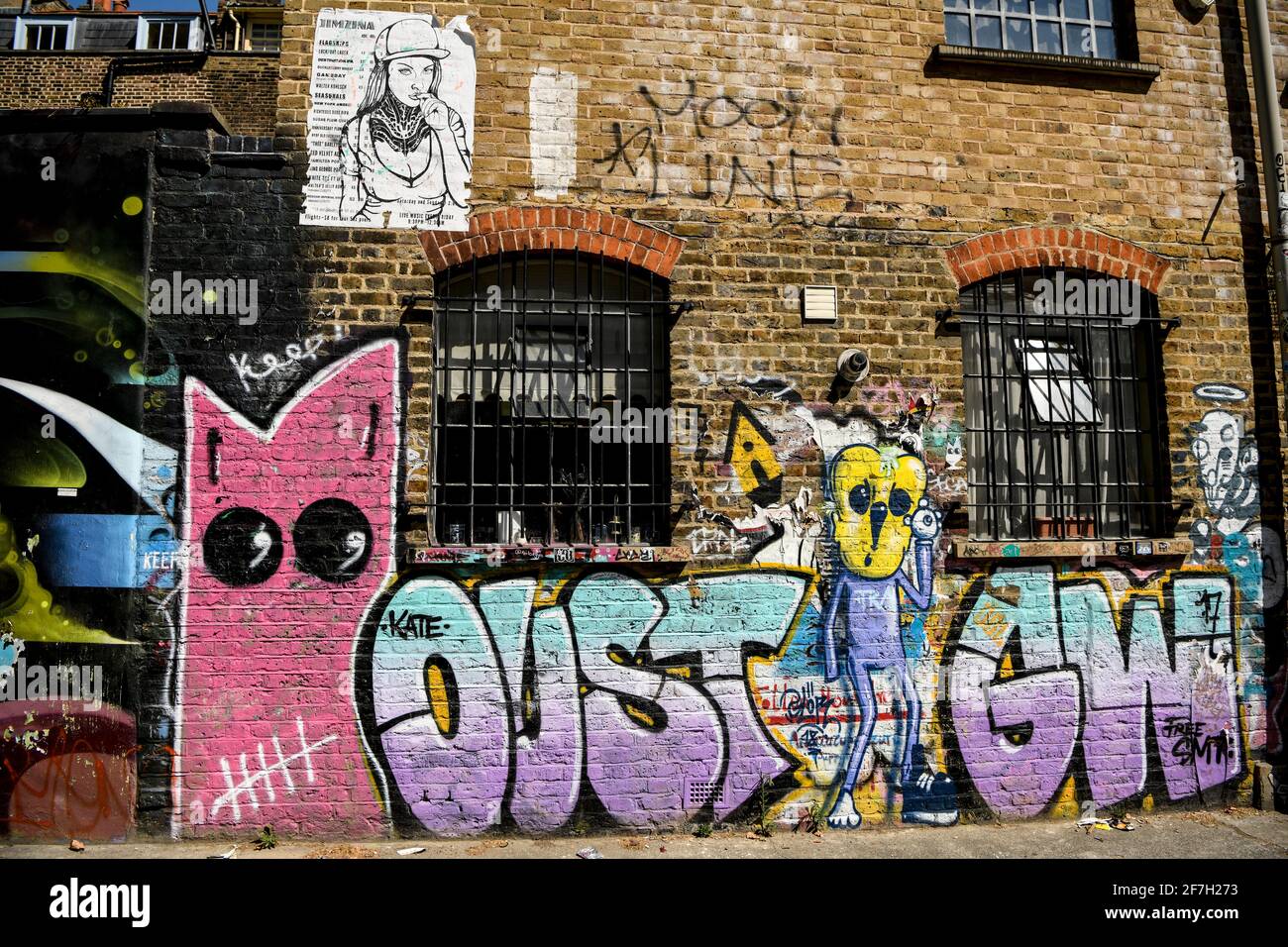 Brick Lane Area, London Stock Photo - Alamy