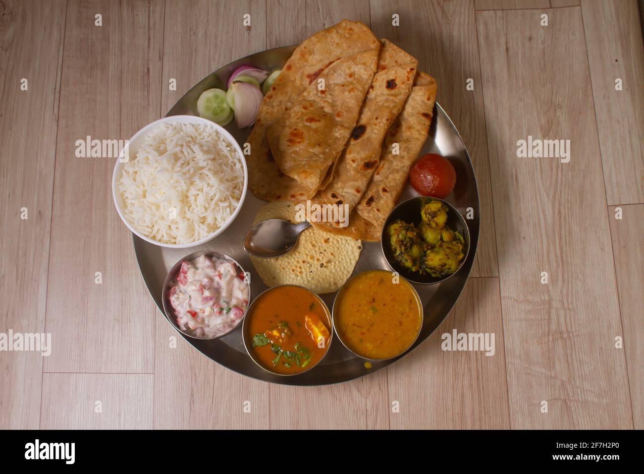 Indian Fasting cuisine Upwas items Thali complere meal for vrat ...