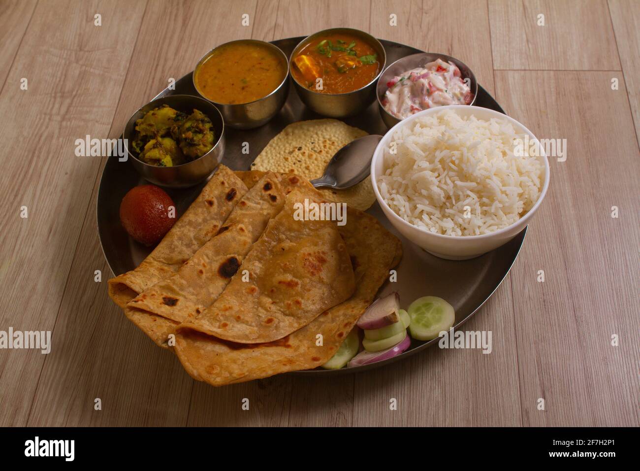 Indian Fasting cuisine Upwas items Thali complere meal for vrat ...