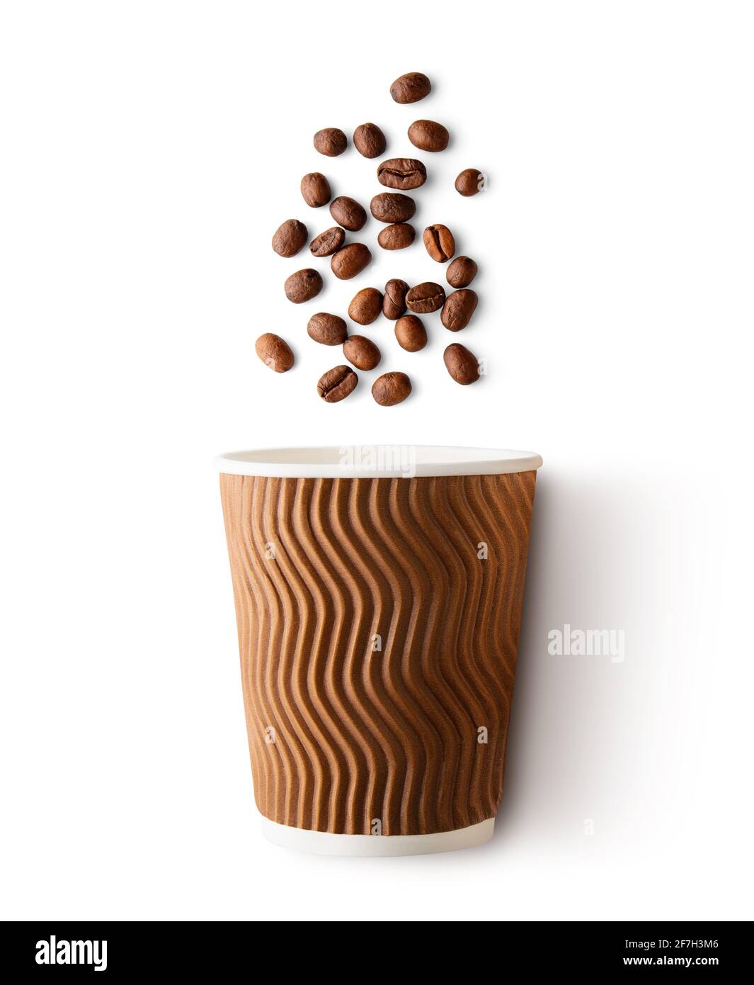 Coffee beans falling out cup hi-res stock photography and images - Alamy