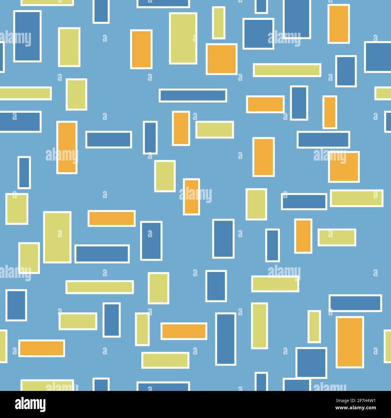 Geometric rectangles vector seamless pattern for wallpaper, textile ...