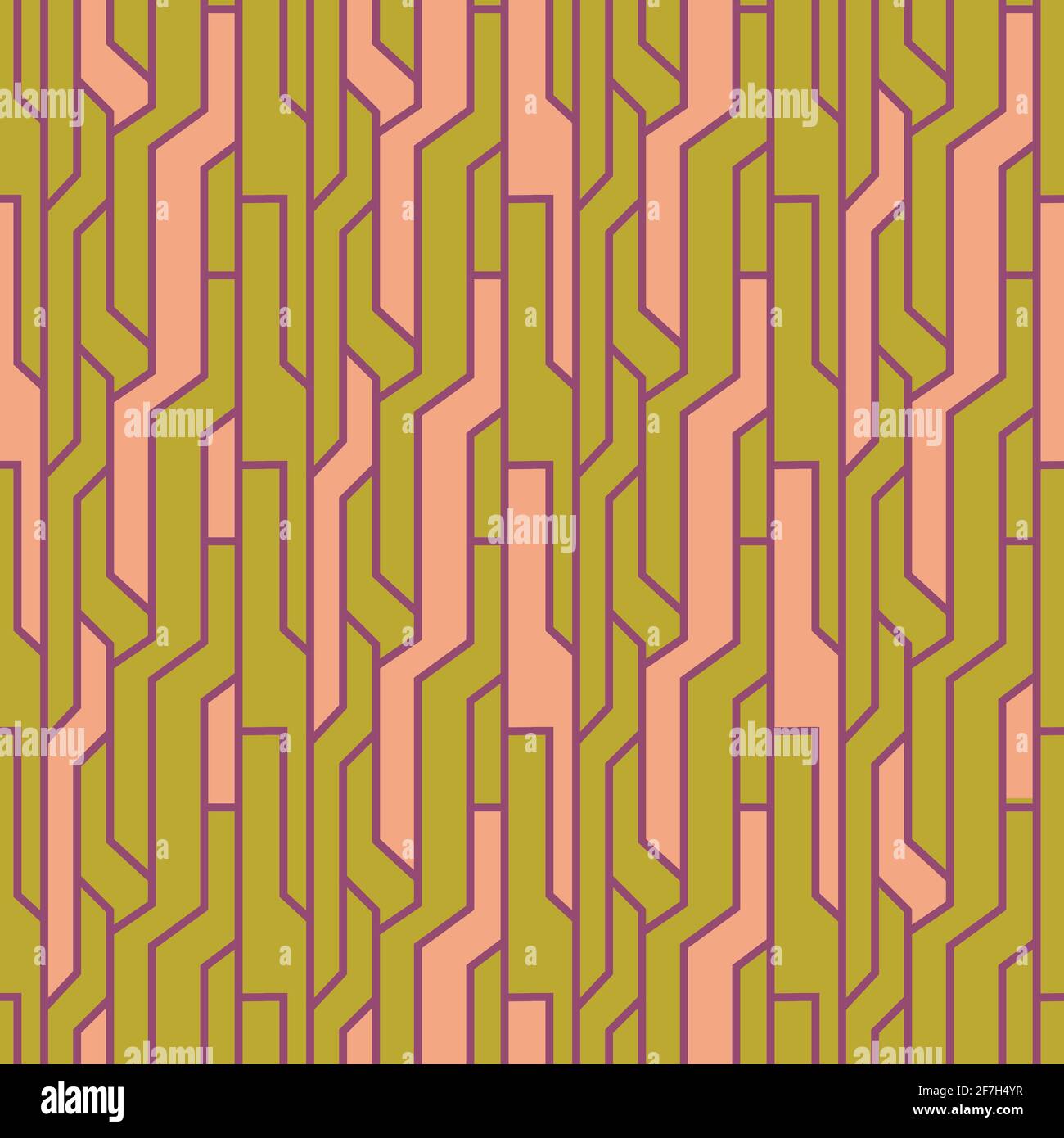 Geometric maze vector seamless pattern for wallpaper, textile , surface ...