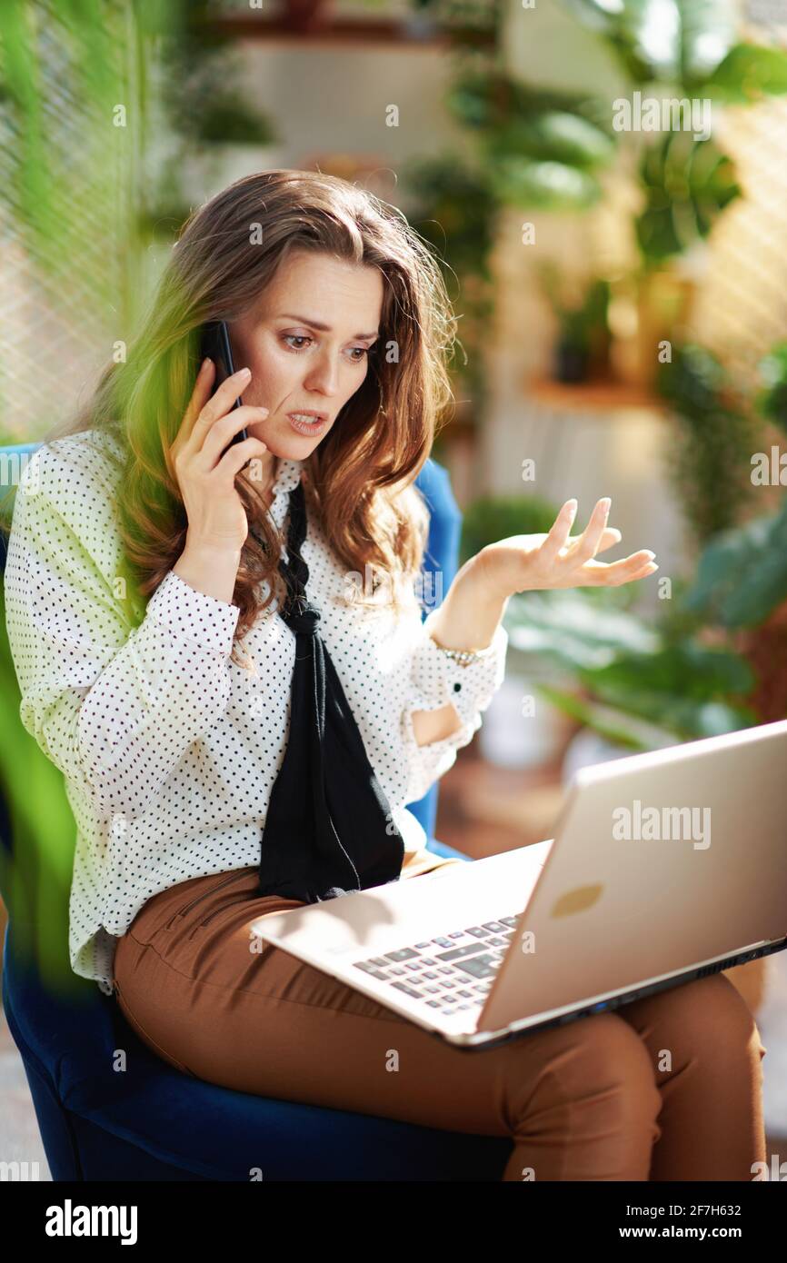 Curly tired sad middle hi-res stock photography and images - Alamy