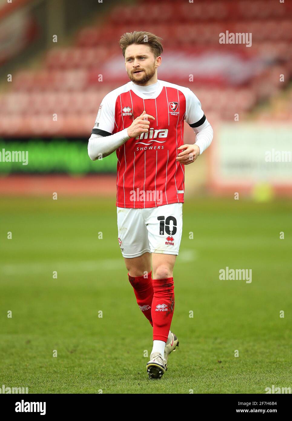 Cheltenham Town's Alfie May during the Sky Bet League Two match at the ...