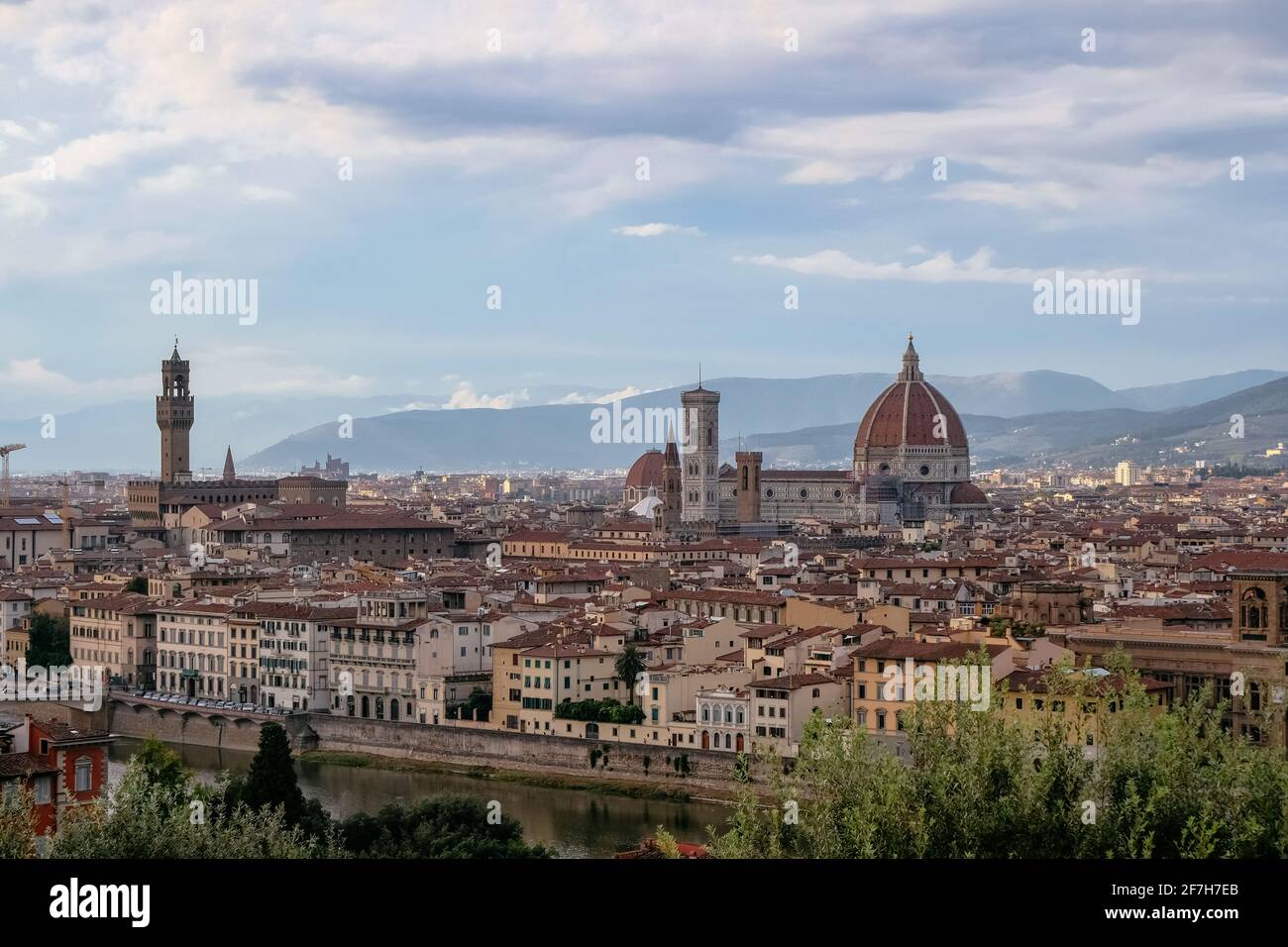 Panoramic View of Florence from Piazzale Michelangelo - Cattedrale di ...