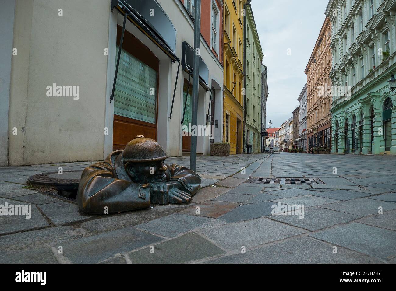 Man Work Sculpture In Manhole High Resolution Stock Photography and ...