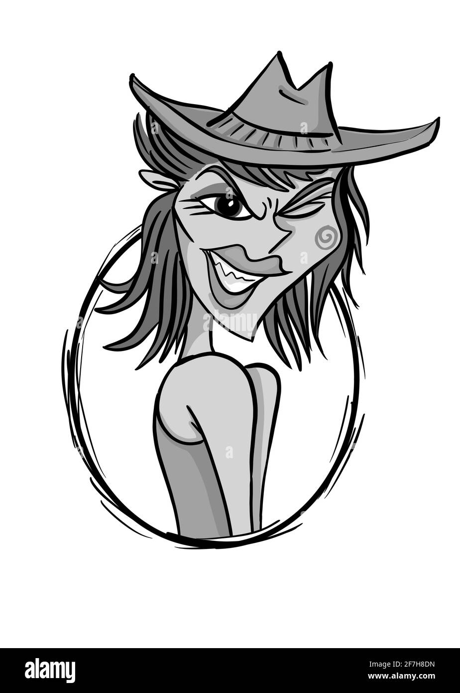 Outlaw character Black and White Stock Photos & Images - Alamy