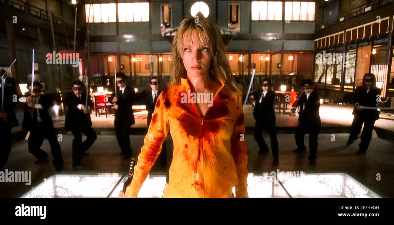 USA. Uma Thurman in a scene from the (C)Miramax film: Kill Bill: Vol. 1 ...