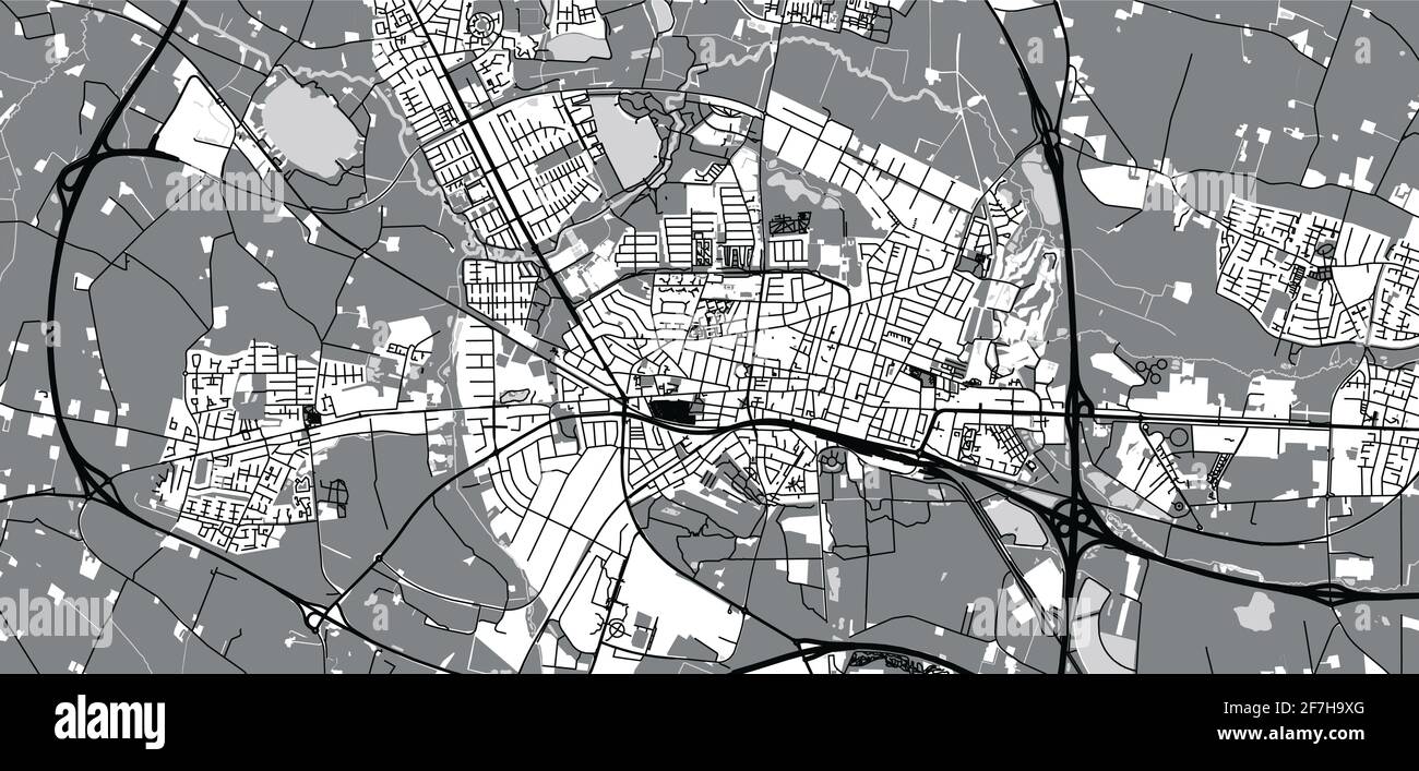 Map of herning hi-res stock photography and images - Alamy