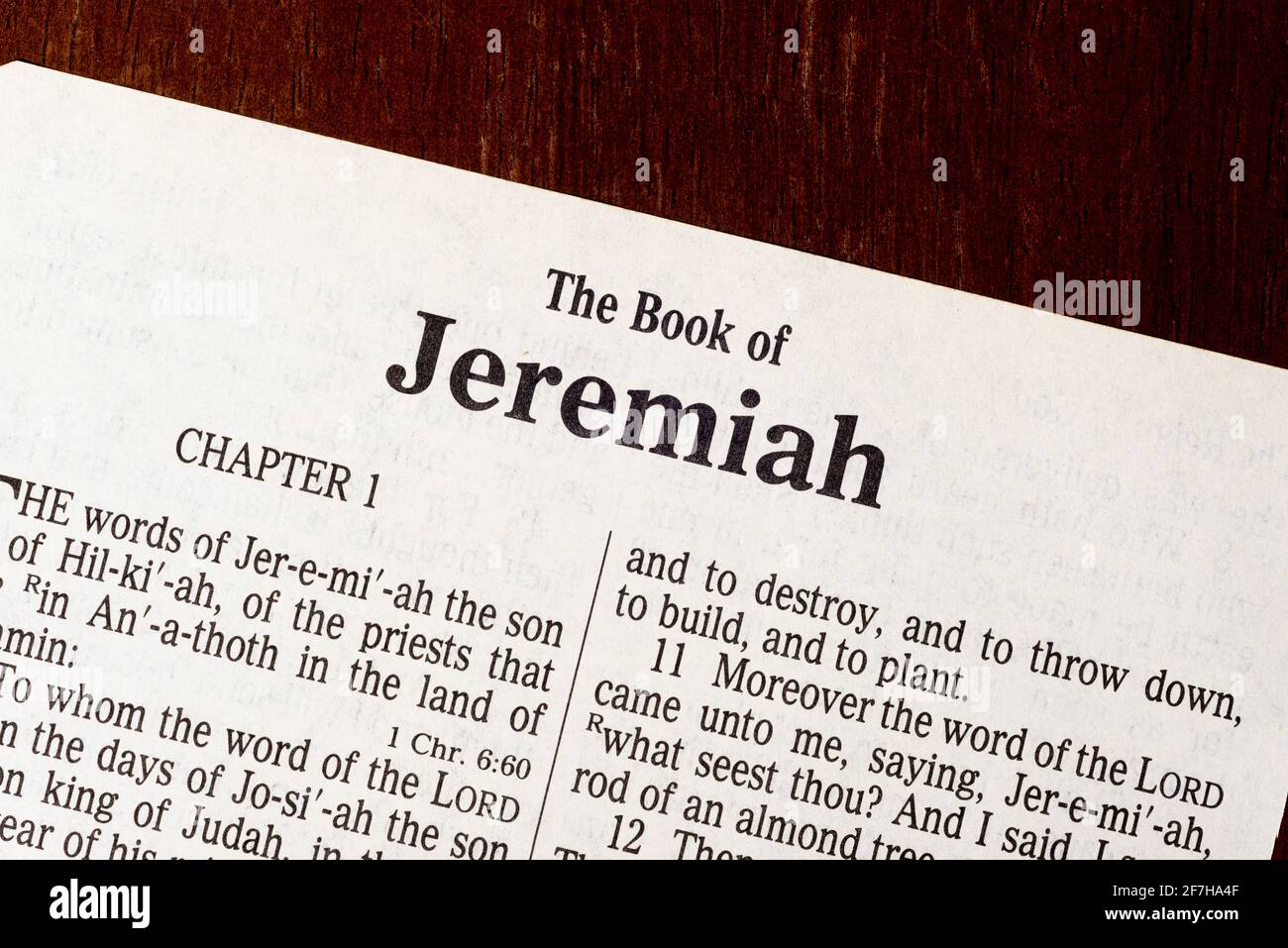 Old testament prophet jeremiah hi-res stock photography and images - Alamy