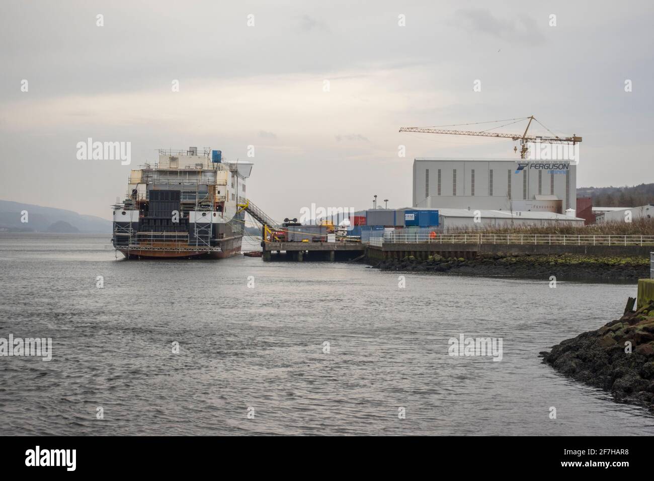 Calmac glen sannox ferry hi-res stock photography and images - Alamy