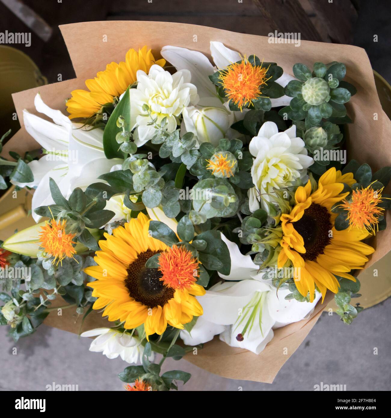 Wedding Sunflower Bucket Sunflower Inspiration
