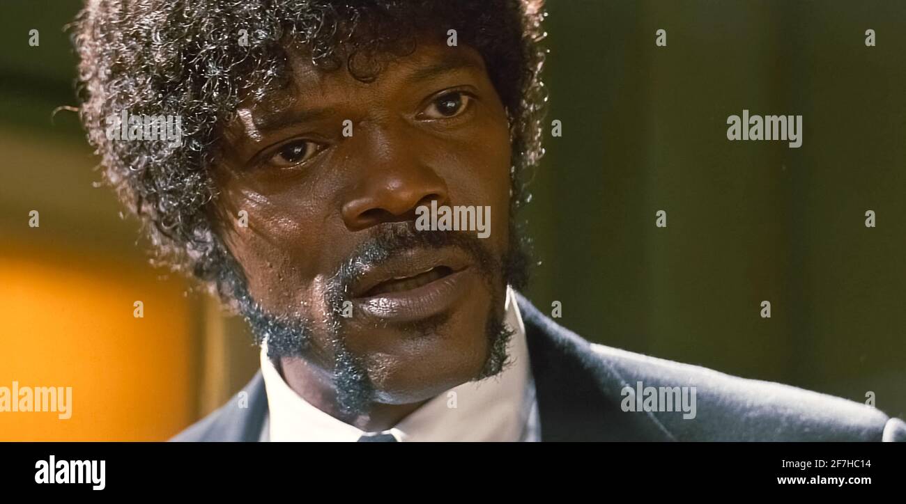 USA. Samuel L. Jackson in a scene from the (C)Miramax film: Pulp ...