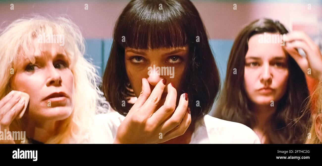 USA. Uma Thurman in a scene from the (C)Miramax film: Pulp Fiction ...