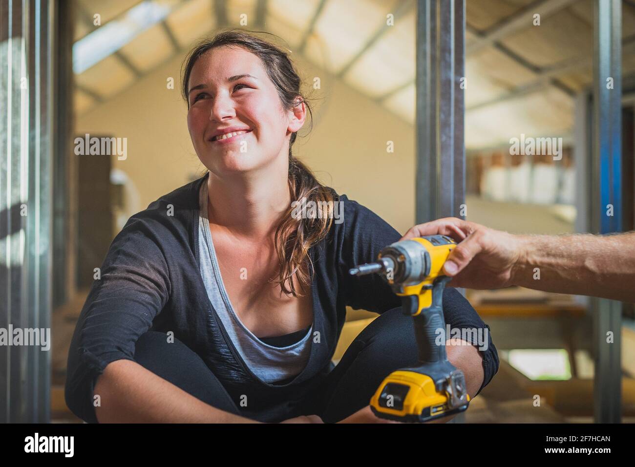 Being scared at home hi-res stock photography and images - Alamy