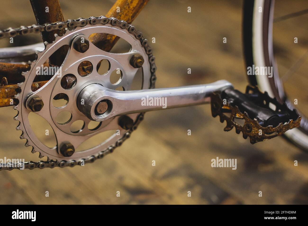 Rusty Bicycle Parts High Resolution Stock Photography and Images - Alamy