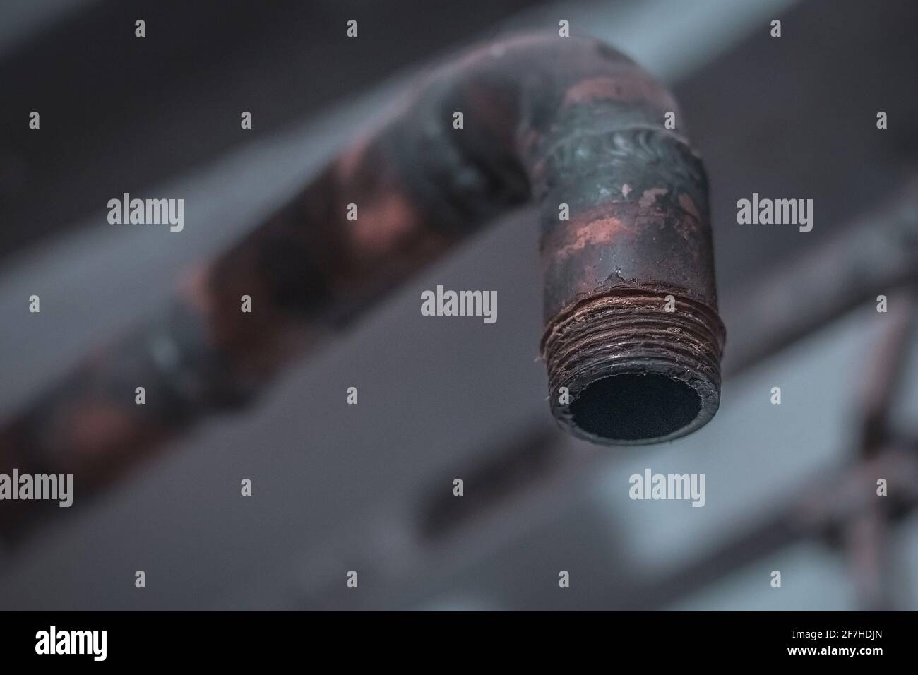 Old metal pipe hi-res stock photography and images - Alamy