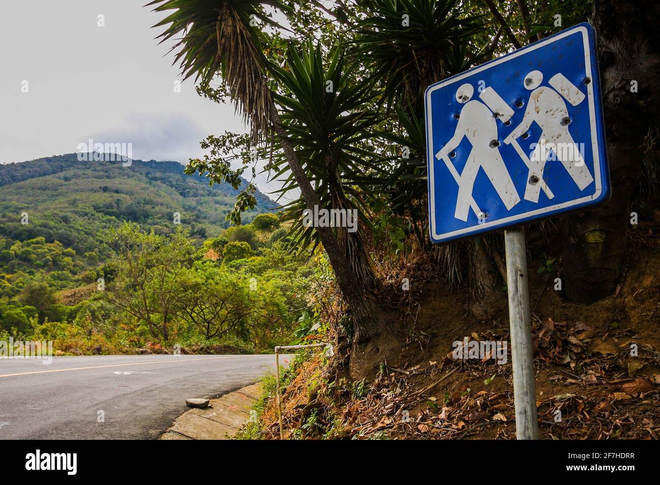 Bullet holes in road signs hi-res stock photography and images - Alamy