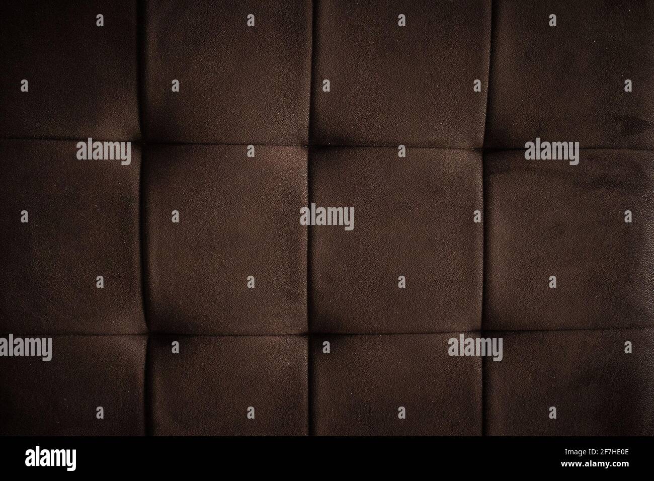 Texture of a couch surface made out of brown leather Stock Photo - Alamy
