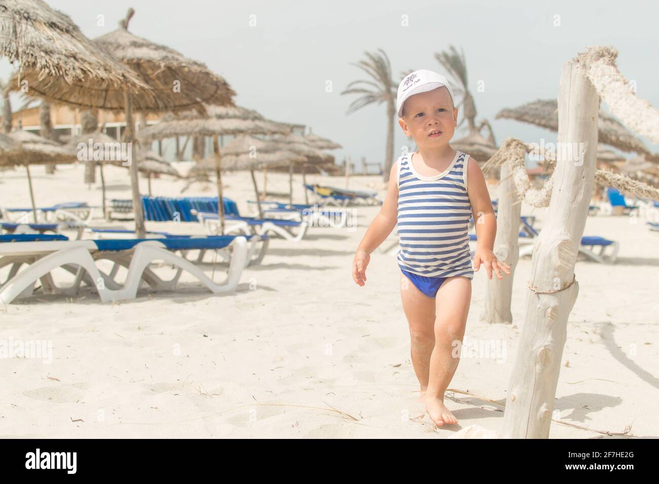 boy playing on the beach Stock Photo - Alamy