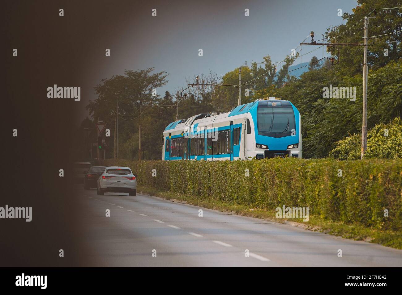 Brand new train locomotive hi-res stock photography and images - Alamy