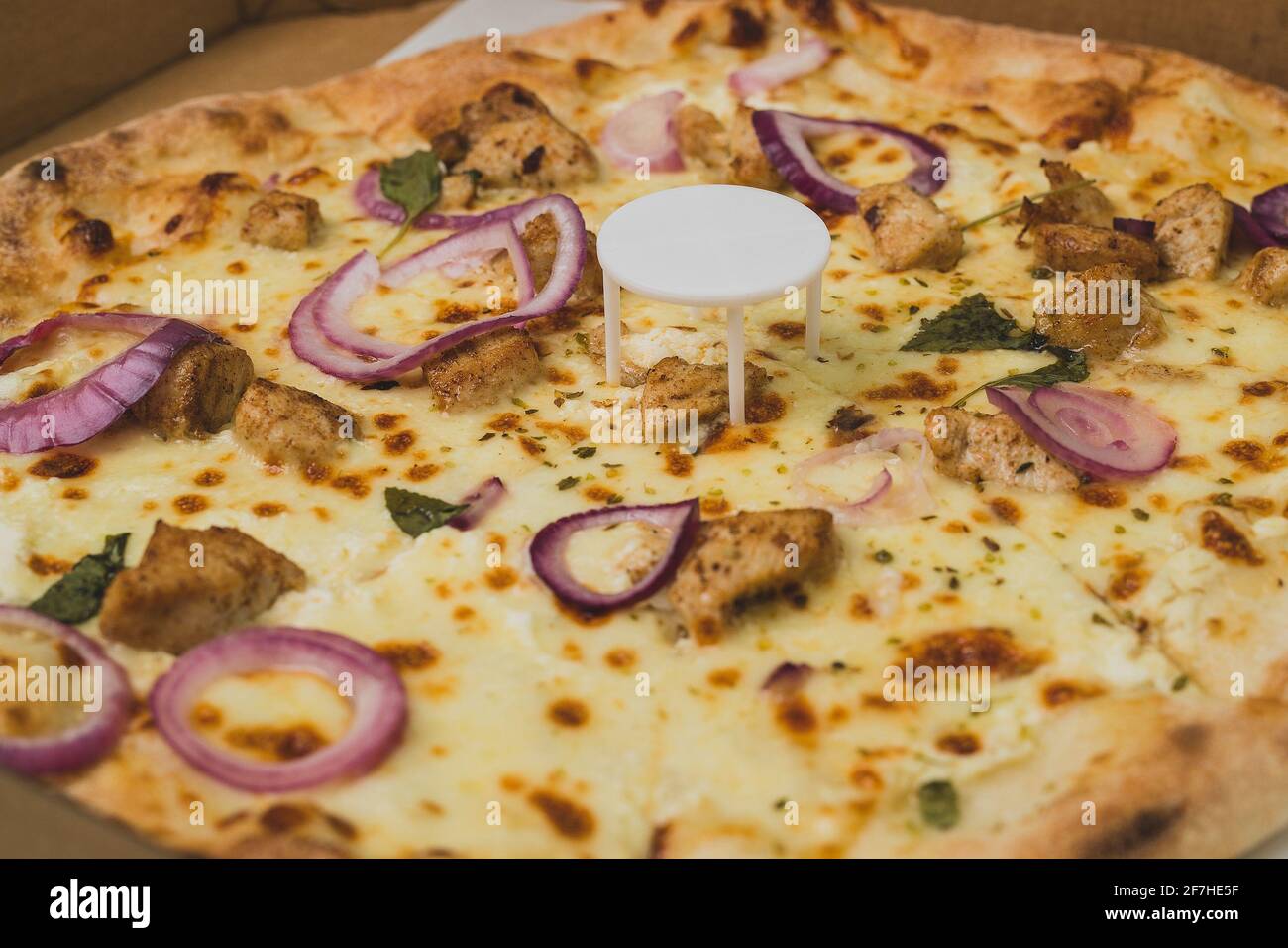 Pizza saver or ottoman, known also as pizza table, used in pizza ...