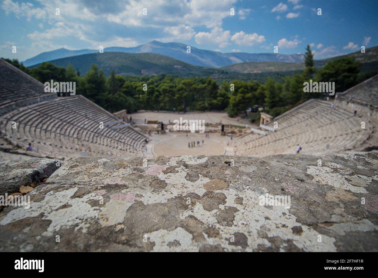 Ancient theatre of epidaurus aerial hi-res stock photography and images - Alamy