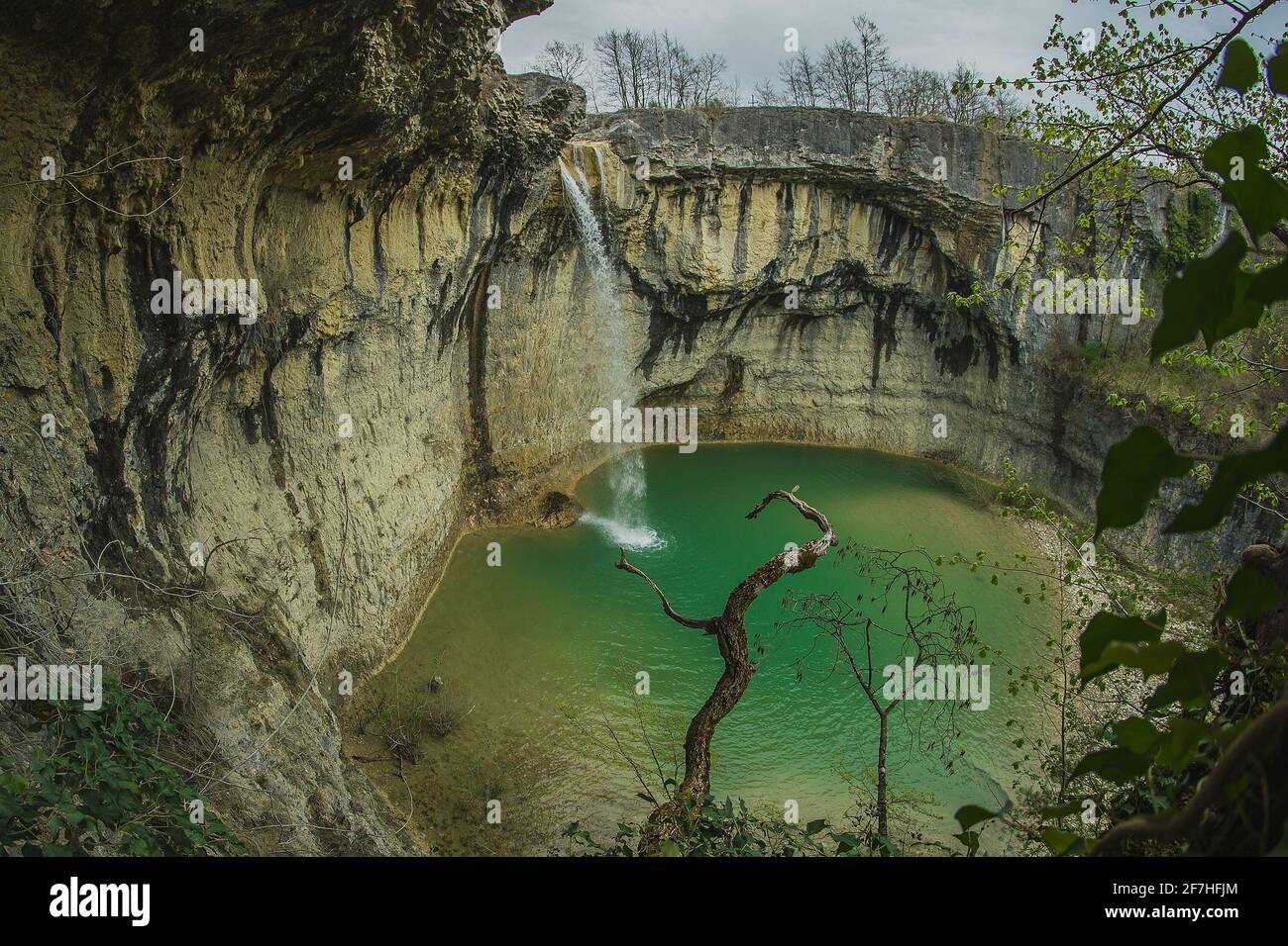 Sopot waterfall in Istria, Croatia, a popular tourist destination in ...