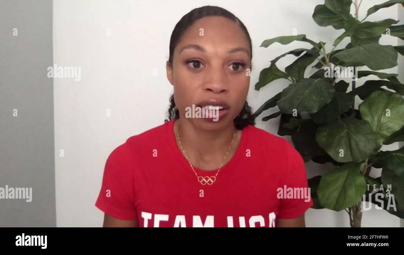 USA. 07th Apr, 2021. Allyson Felix, Track and Field, Four-time Olympian ...