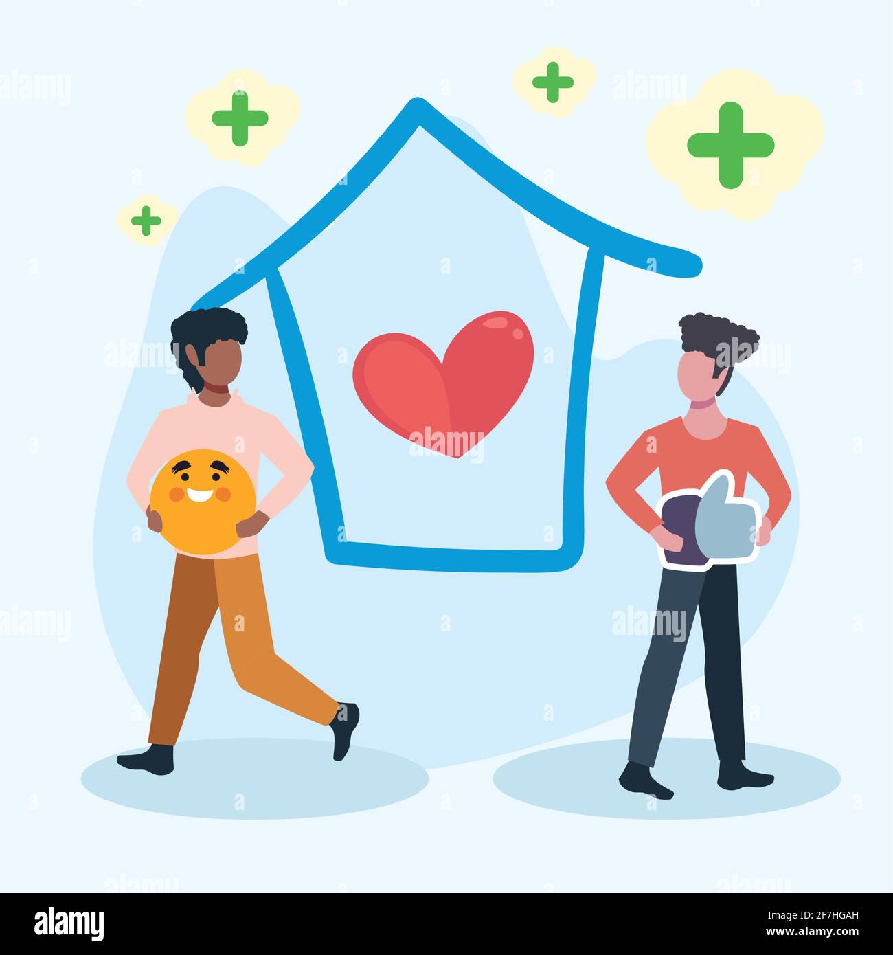 men with positive icon collection Stock Vector Image & Art - Alamy