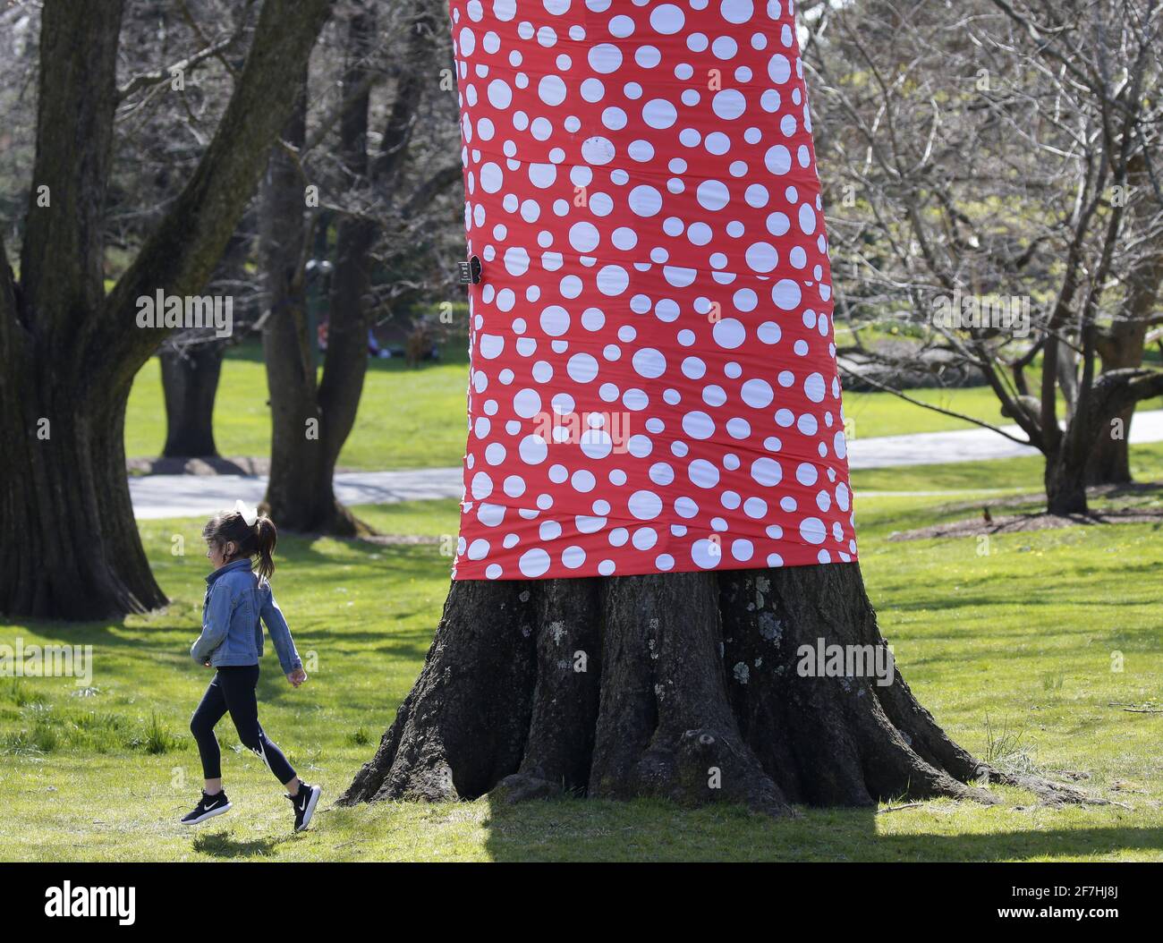 Bronx, United States. 07th Apr, 2021. Ascension Of Polka Dots On The ...
