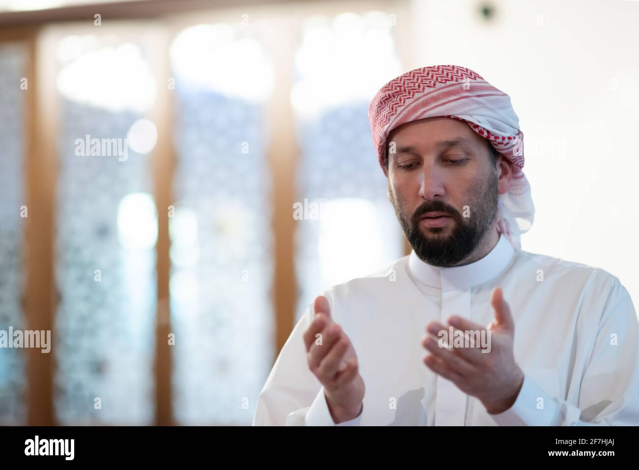 muslim prayer inside the mosque in namaz worship Allah Stock Photo - Alamy