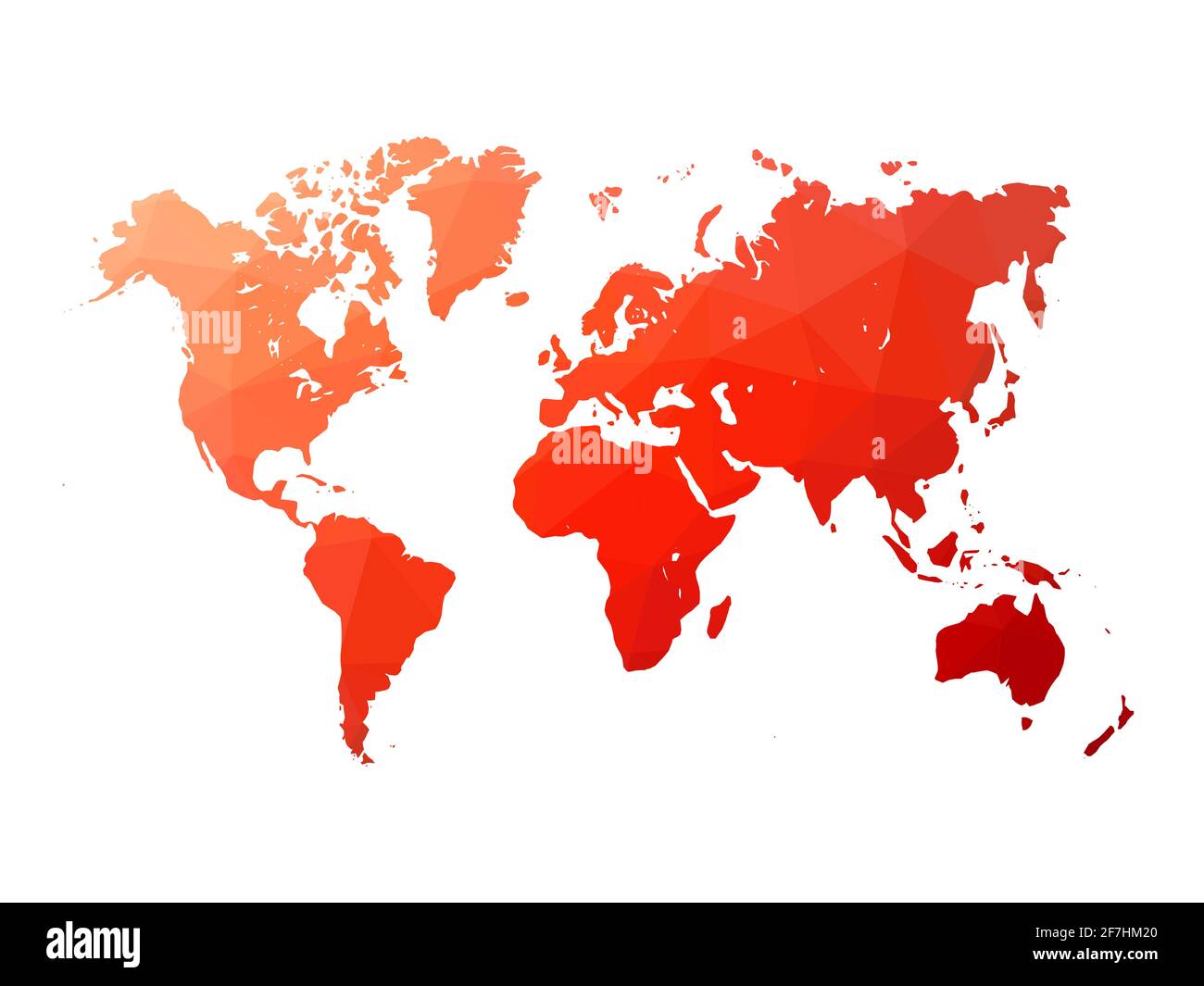 Low poly world map Stock Vector Image & Art - Alamy